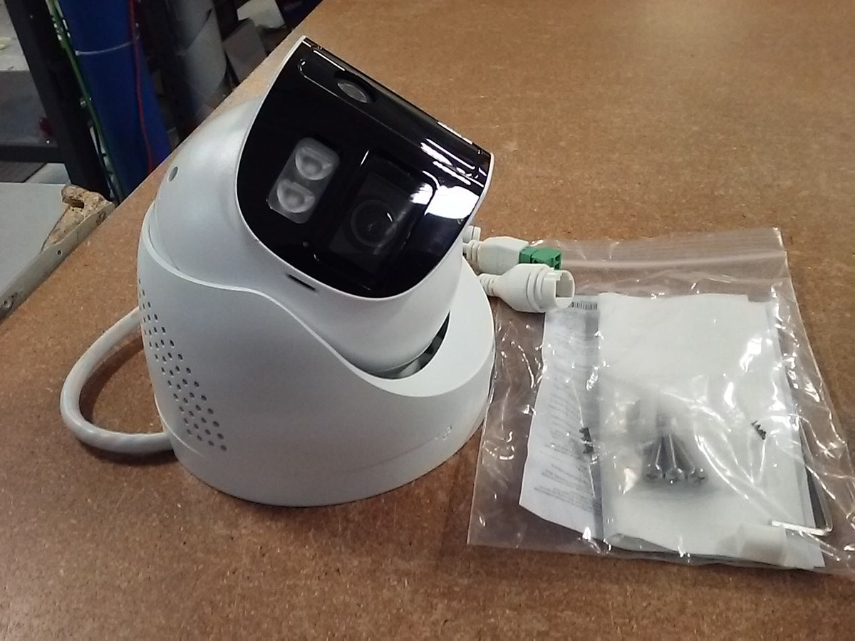 4K Wide Angle 180° FOV NDAA Compliant Weatherproof Fixed Turret IP Sec ...