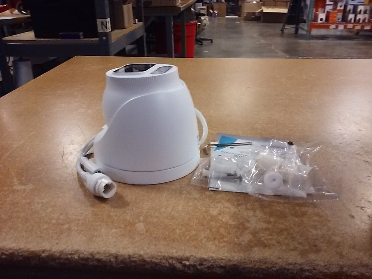 4MP Wise-ISP 24/7 Color Turret IP Security Camera with a 2.8mm Fixed L ...