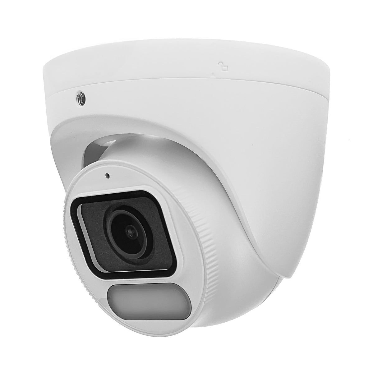 4MP Wise-ISP 24/7 Color Turret IP Security Camera with a 2.8mm Fixed L ...