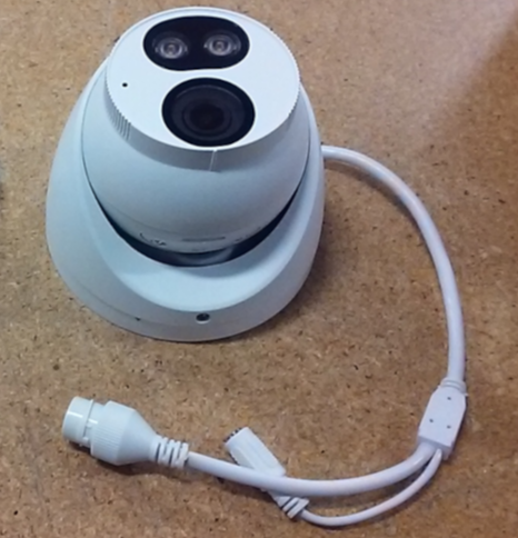 5MP Full Color NDAA-Compliant Weatherproof Turret IP Security Camera w ...